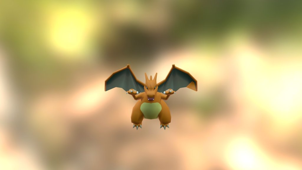 Charizard-pokemon-go - 3D model by cerphentos [de21eb4] - Sketchfab