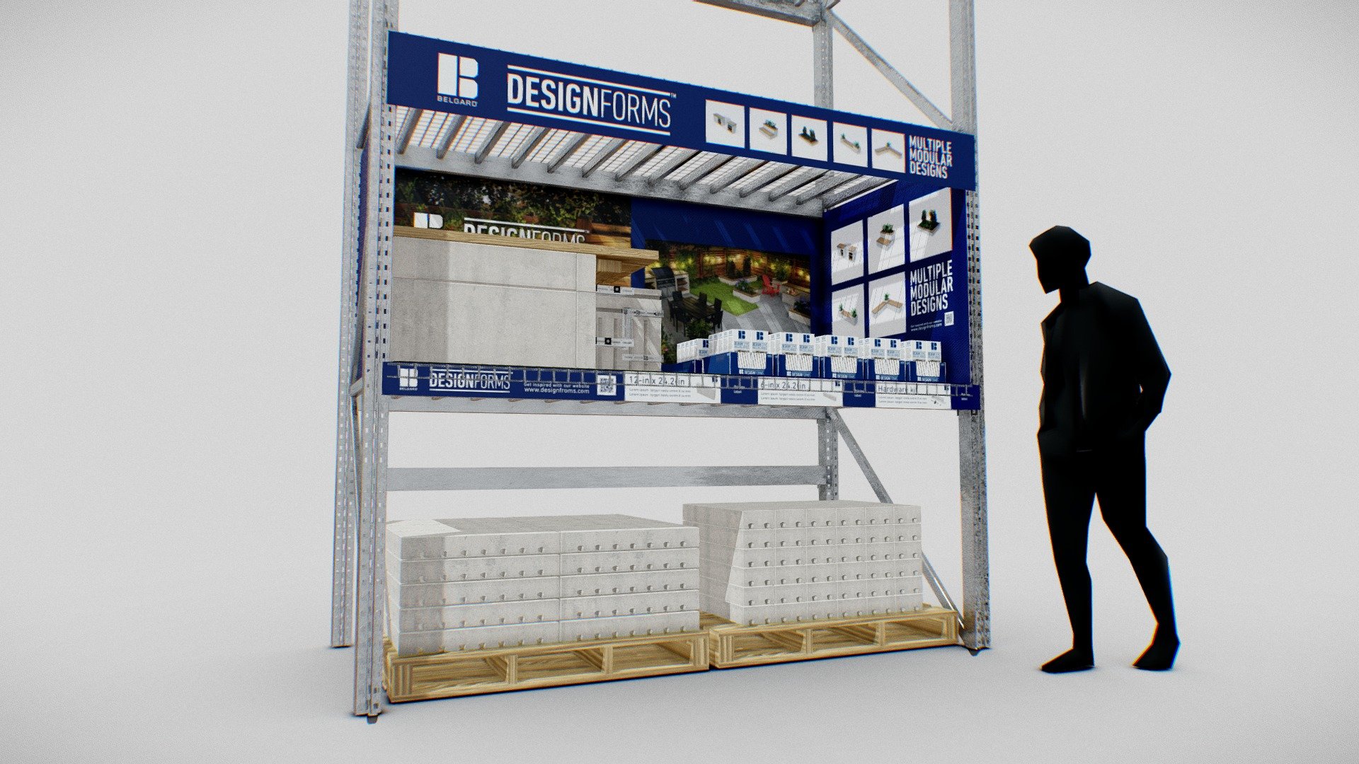 BDF_BayDisplay_3 - Download Free 3D model by T.saoudi [de23145] - Sketchfab