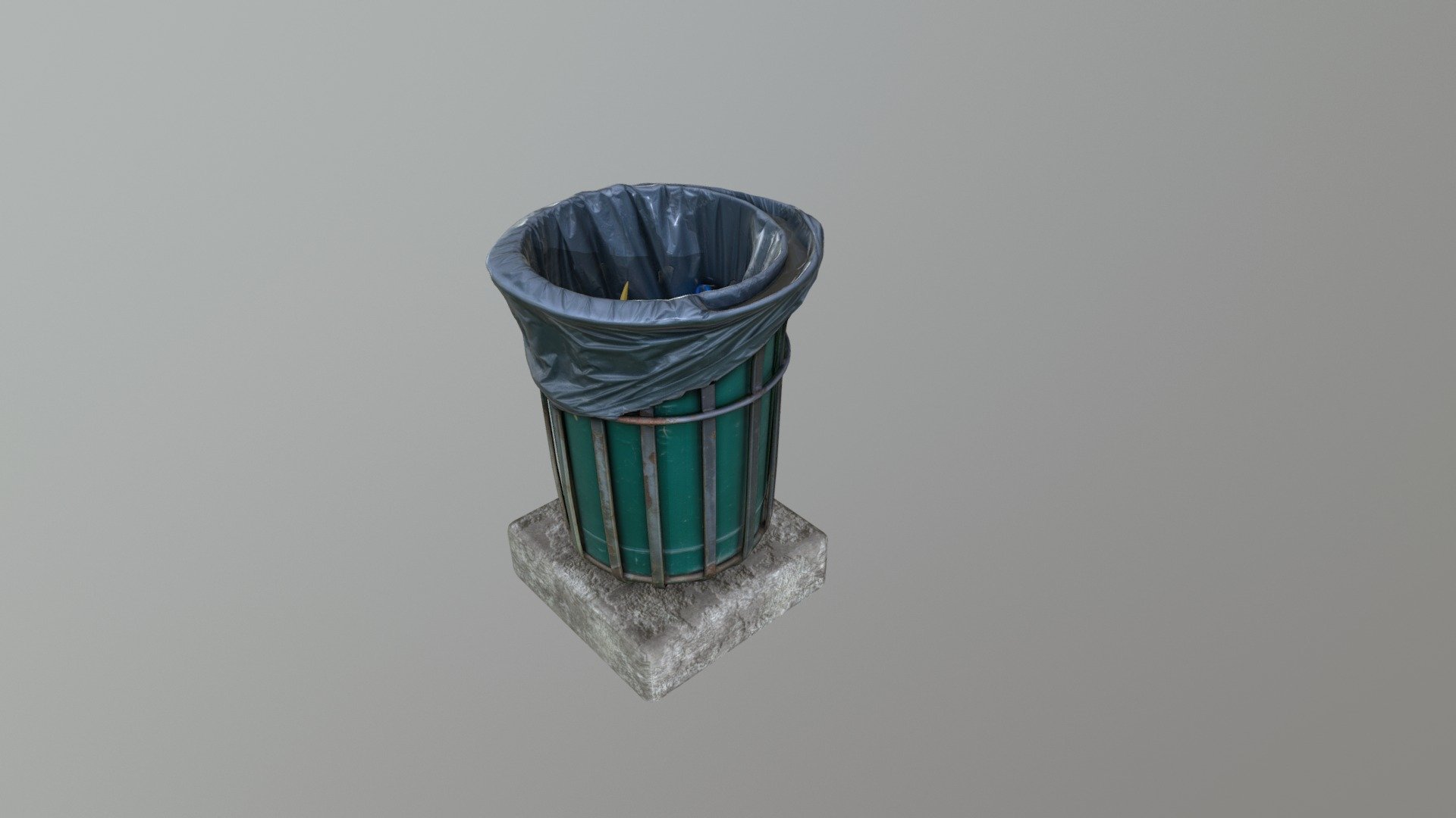 Public waste bin - Download Free 3D model by darryldmps [de23376 ...