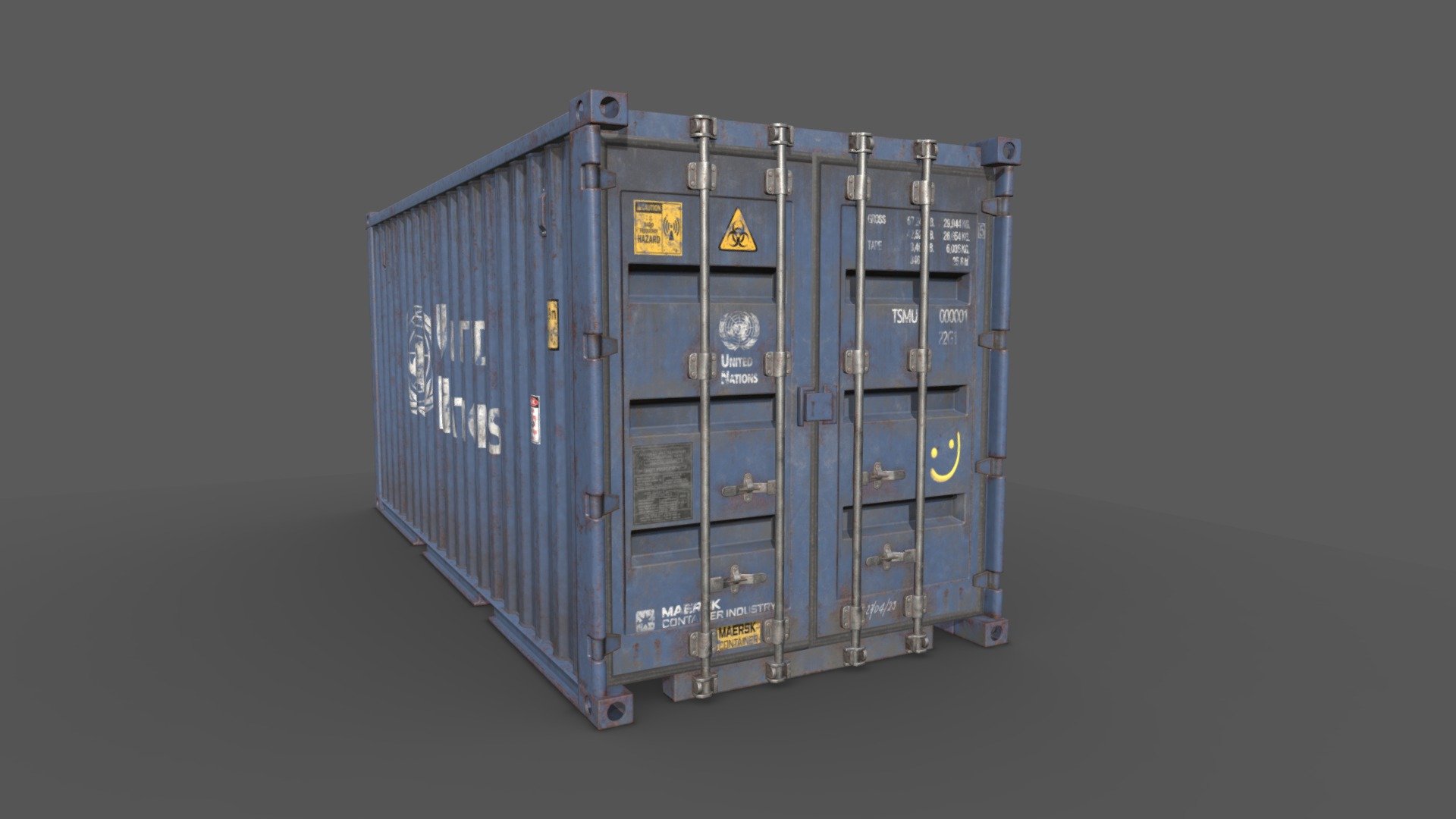 Container - 3D model by Islam1456 [de23b8e] - Sketchfab