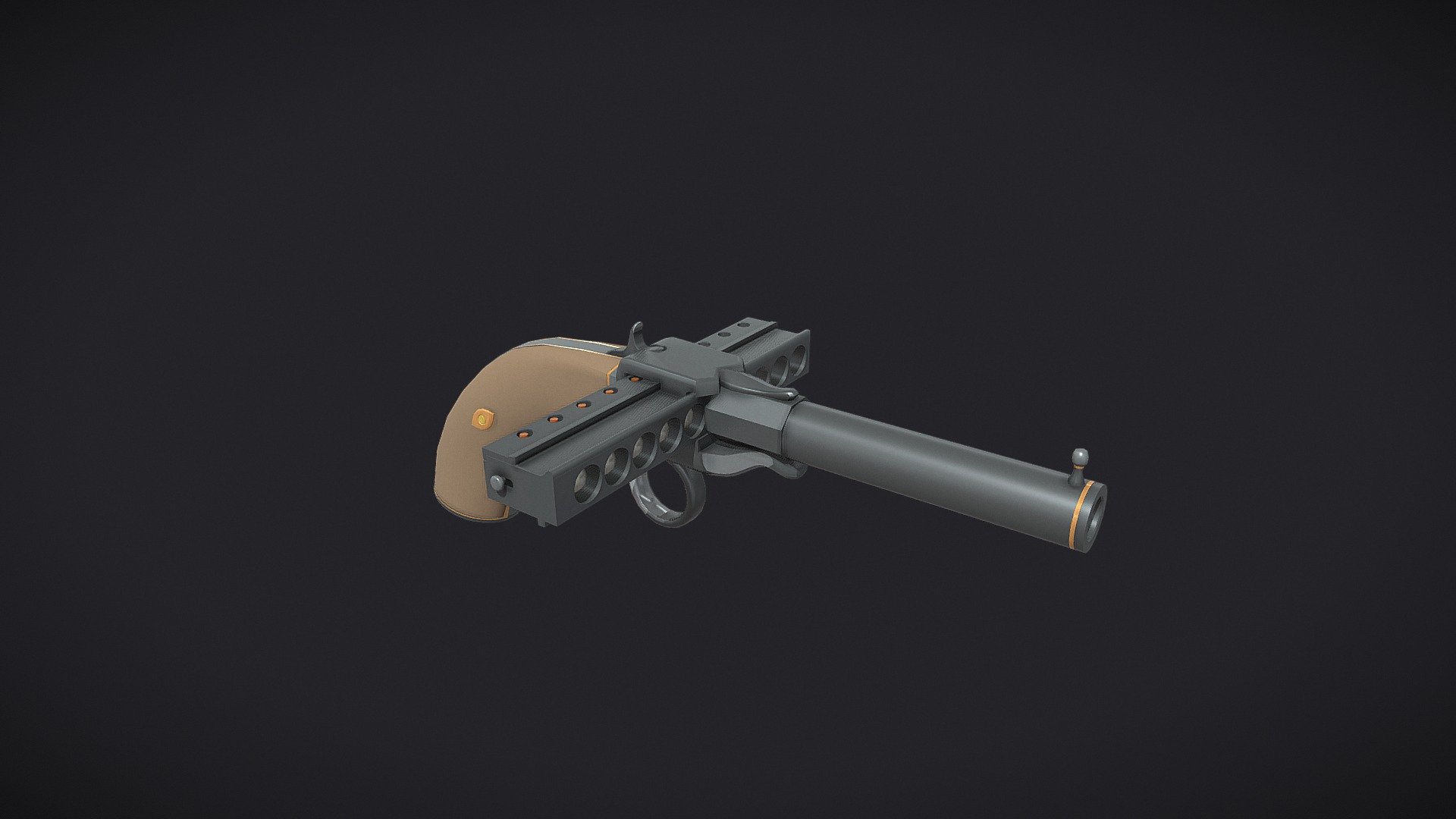 XYZ School_HW Detailing 3/2 - Harmonica Gun - Download Free 3D model by ...