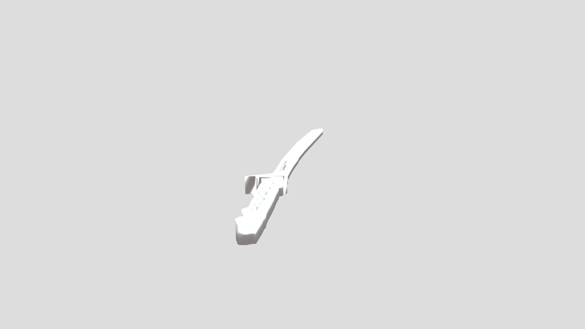Low-poly modern samurai sword - 3D model by Sub#6793 (@sub6793 ...