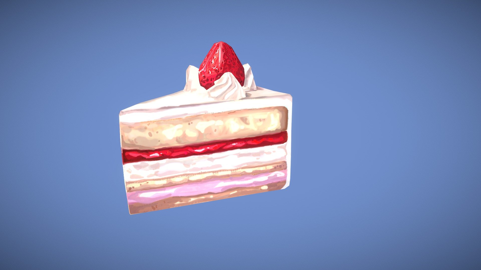 Piece of cake - 3D model by drawpaw [de24e0c] - Sketchfab
