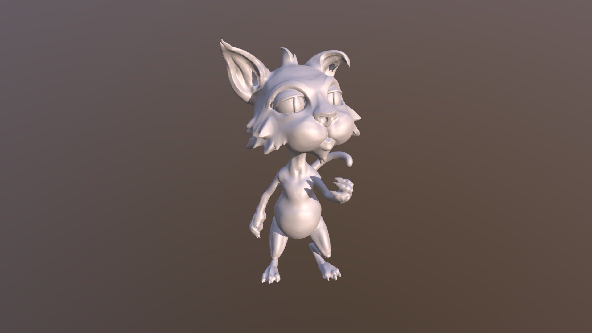 Cat character - 3D model by PParol [de26b77] - Sketchfab