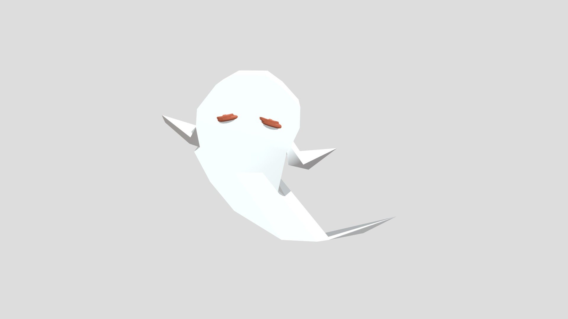 Low poly Paper Ghost - 3D model by zNaokki (@underthurfs) [de29360 ...