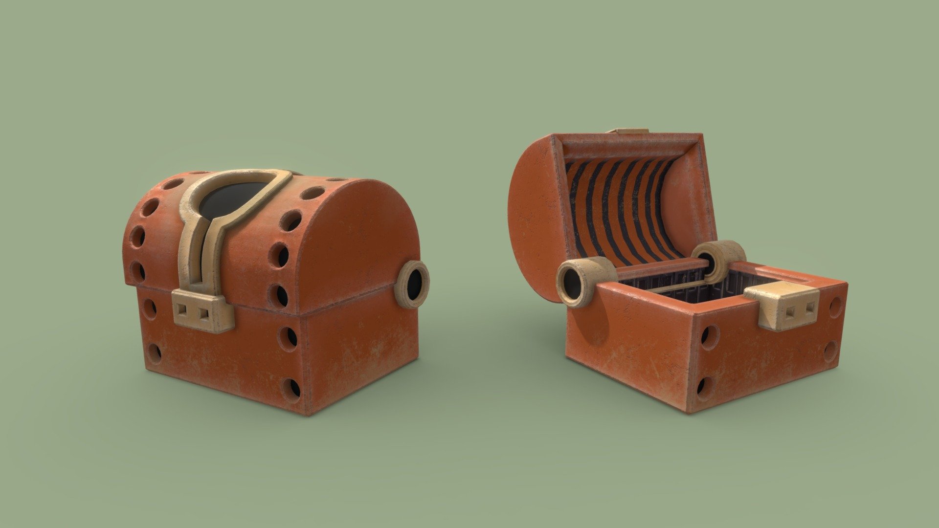 Treasure Chest - Download Free 3D model by TUGBOAT GAMES (@TugboatGames ...