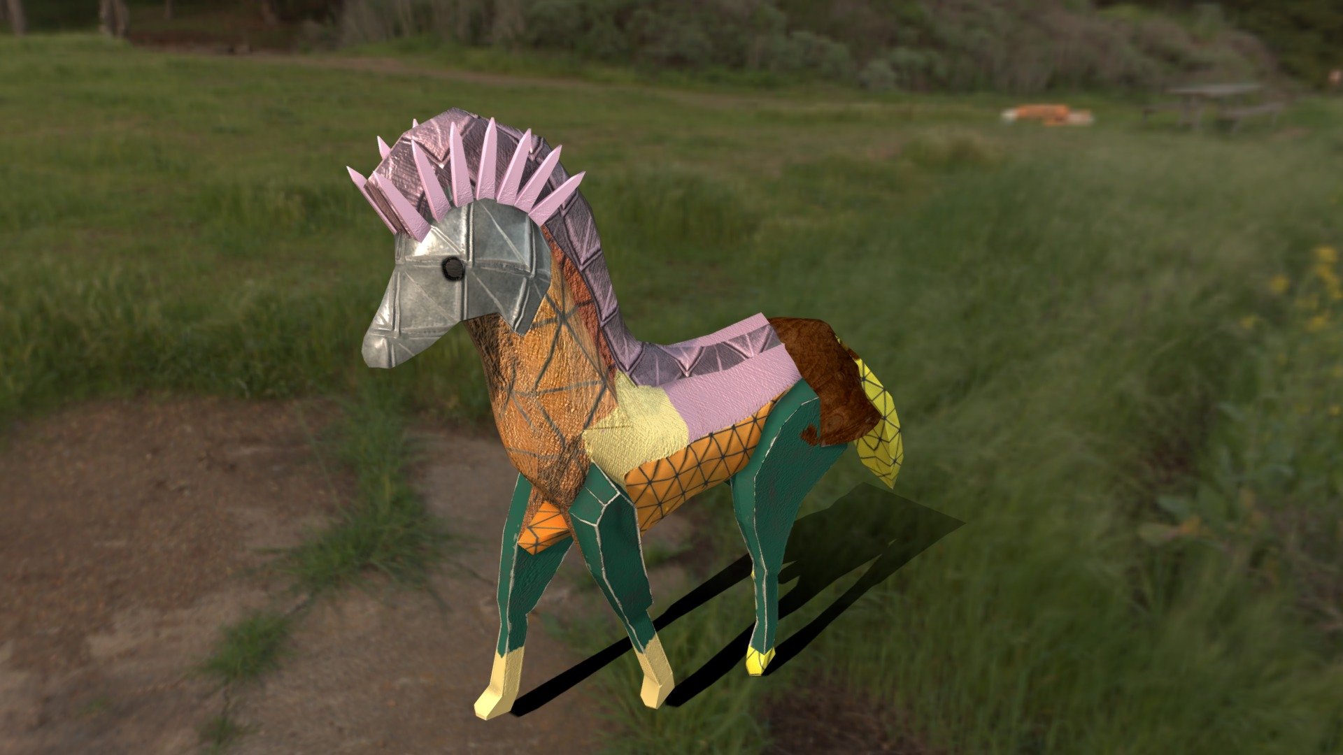Hores Walking - Download Free 3D model by Monokuma_ (@cktjrrud0404 ...