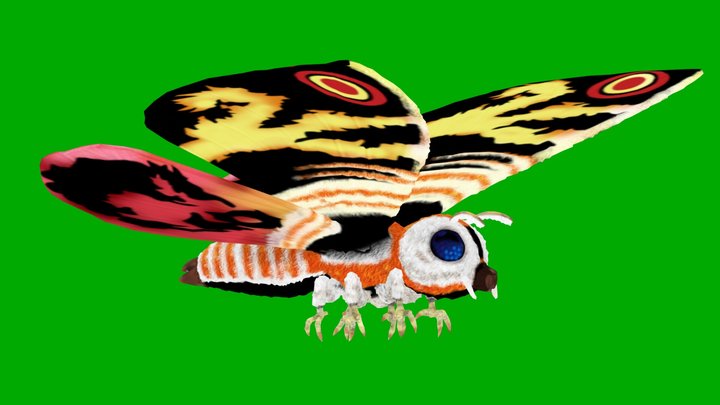 Mothra 3D models - Sketchfab