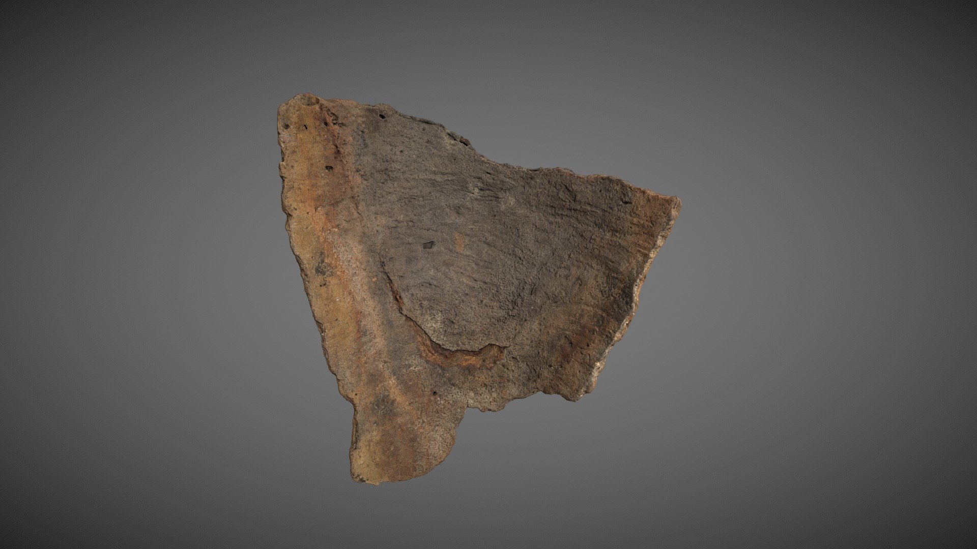 Late-Initial Jomon pottery sherd - 3D model by CoreyNoxon [de31a77 ...