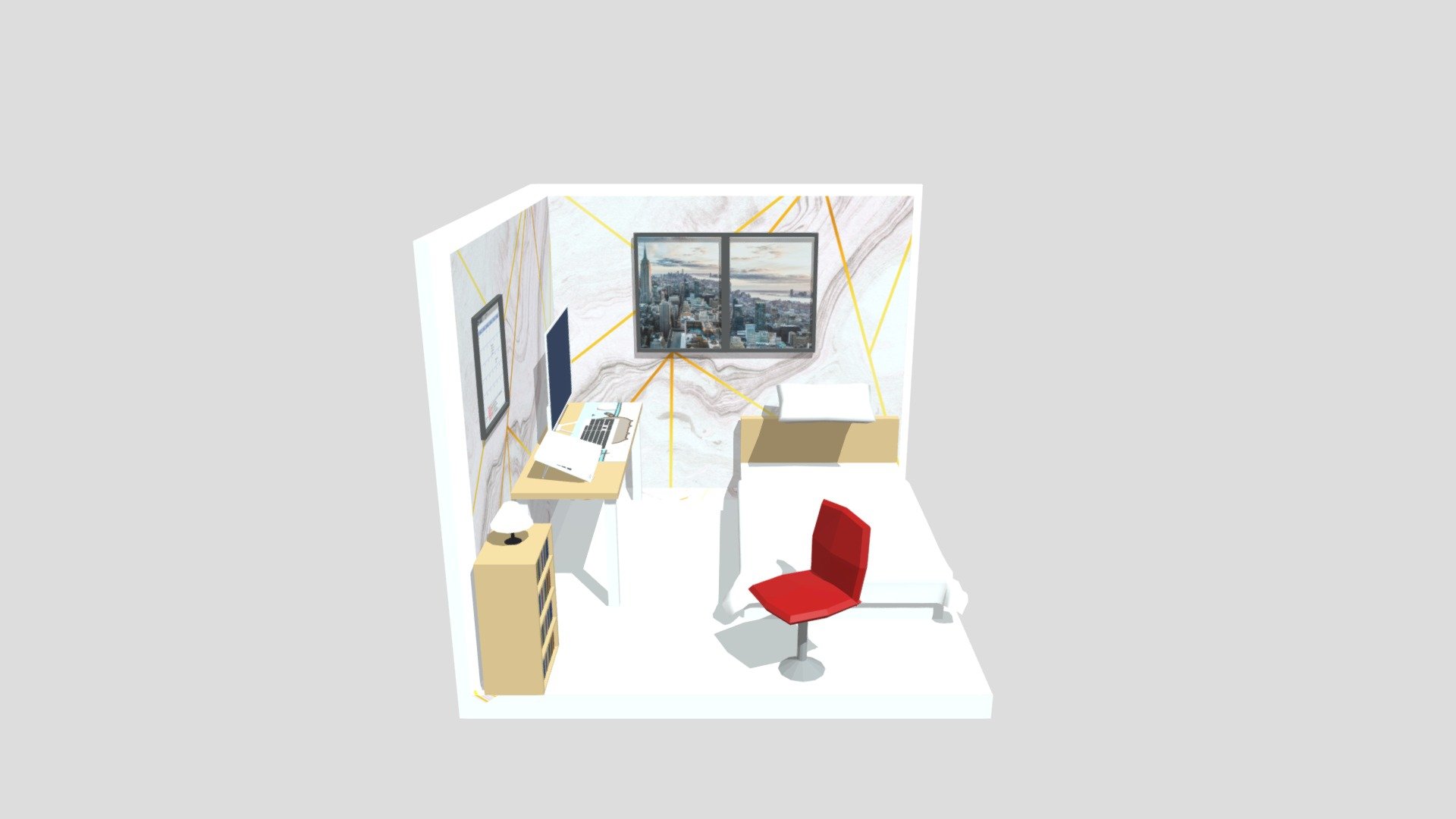 Room2 - Download Free 3D model by 63011213020 [de31b64] - Sketchfab