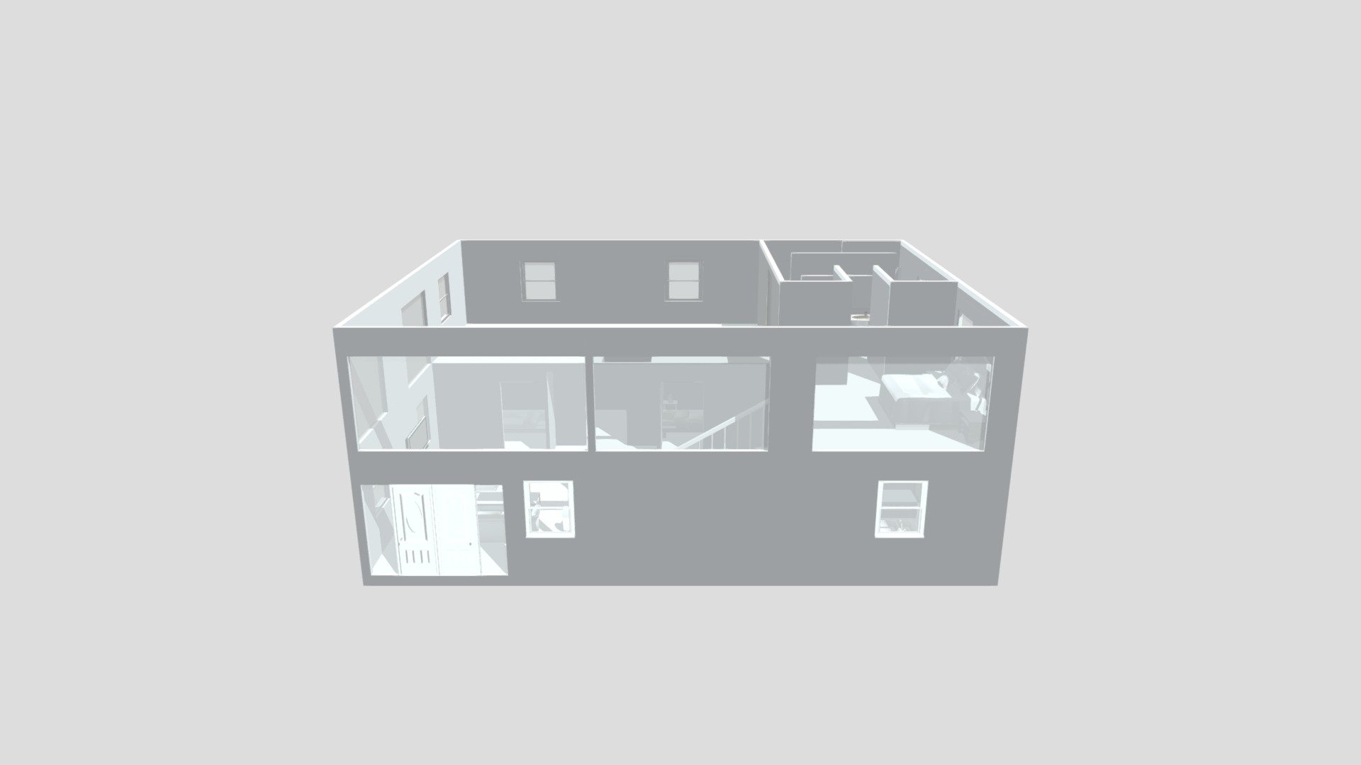 Loft house - Download Free 3D model by Home Design 3D (@homedesign3d ...
