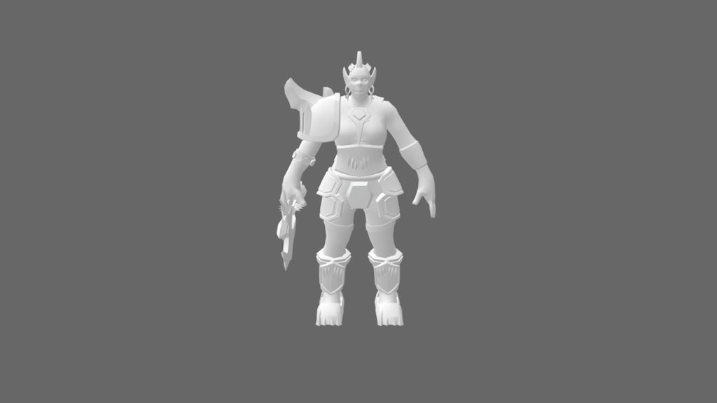 Wo W Character Base Mesh 01 - 3D model by DavidRutkowski (@davidr ...
