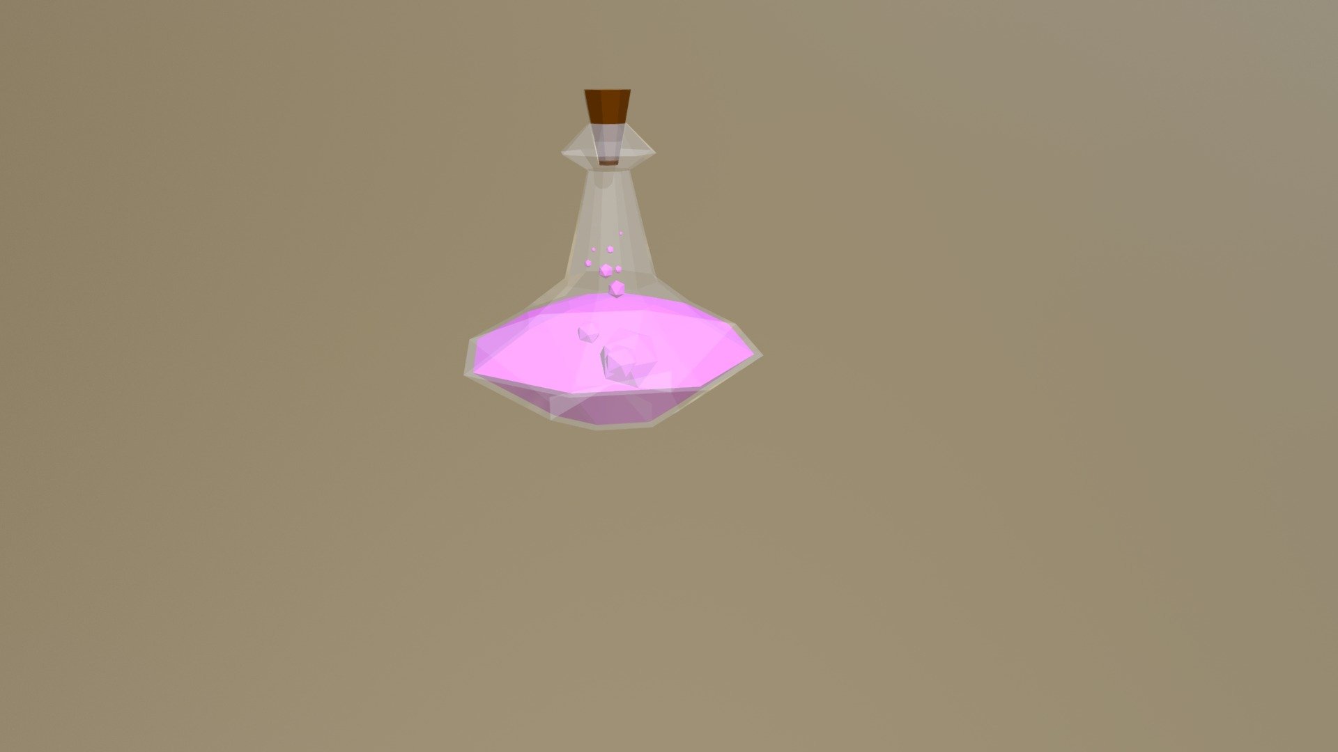 Potion low poly - 3D model by ApeCrasher [de3987e] - Sketchfab