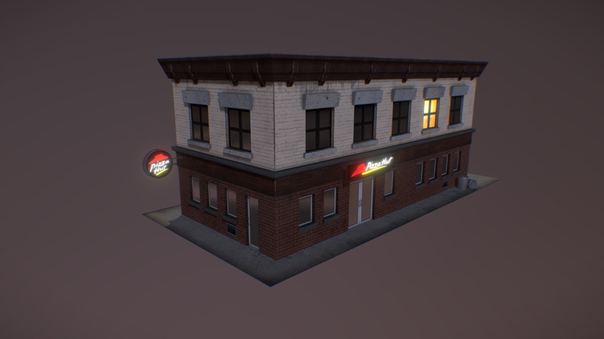 pizzeria - 3D model by Lora (@Lora_o) [de39e13] - Sketchfab