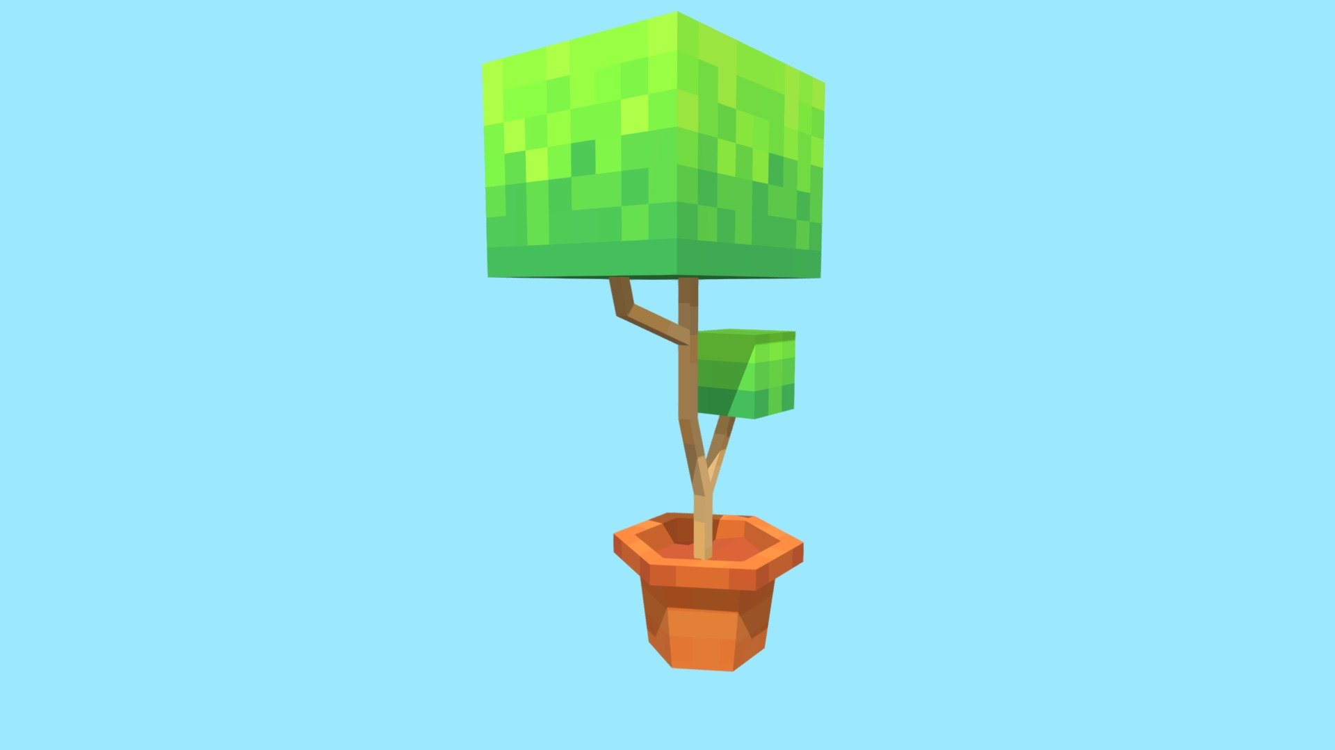 Tree in pot - 3D model by Pouistired [de3ba7a] - Sketchfab