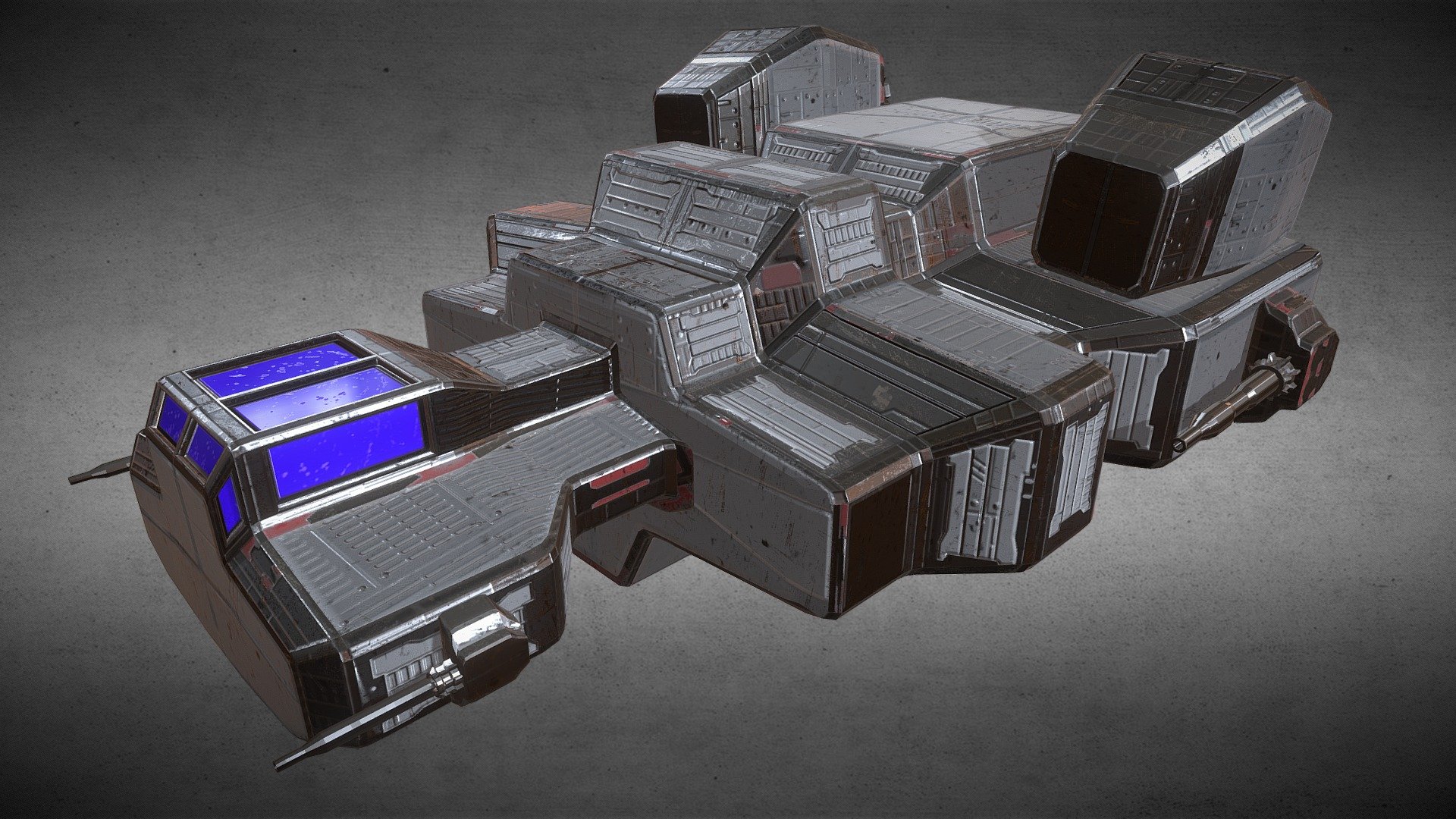 Heavy Gunship - 3D model by bull-1 [de3c00a] - Sketchfab