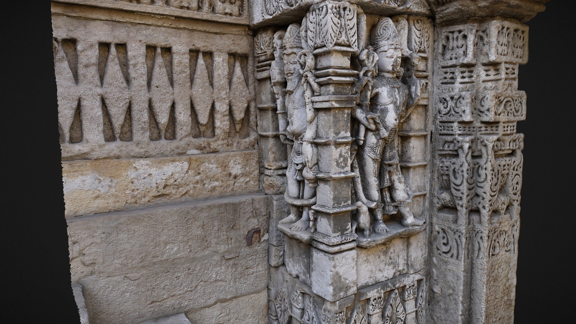 Rani Ki Stepwell (Vav) Patan, Gujarat. detail - 3D model by Doron ...