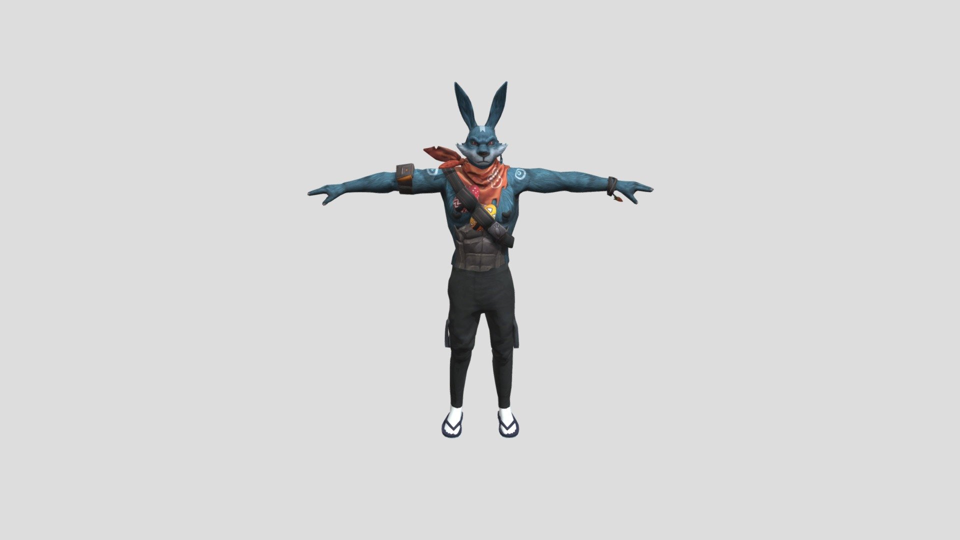RAISTAR bunny bundle FREE FIRE Download Free 3D Model By JOKER