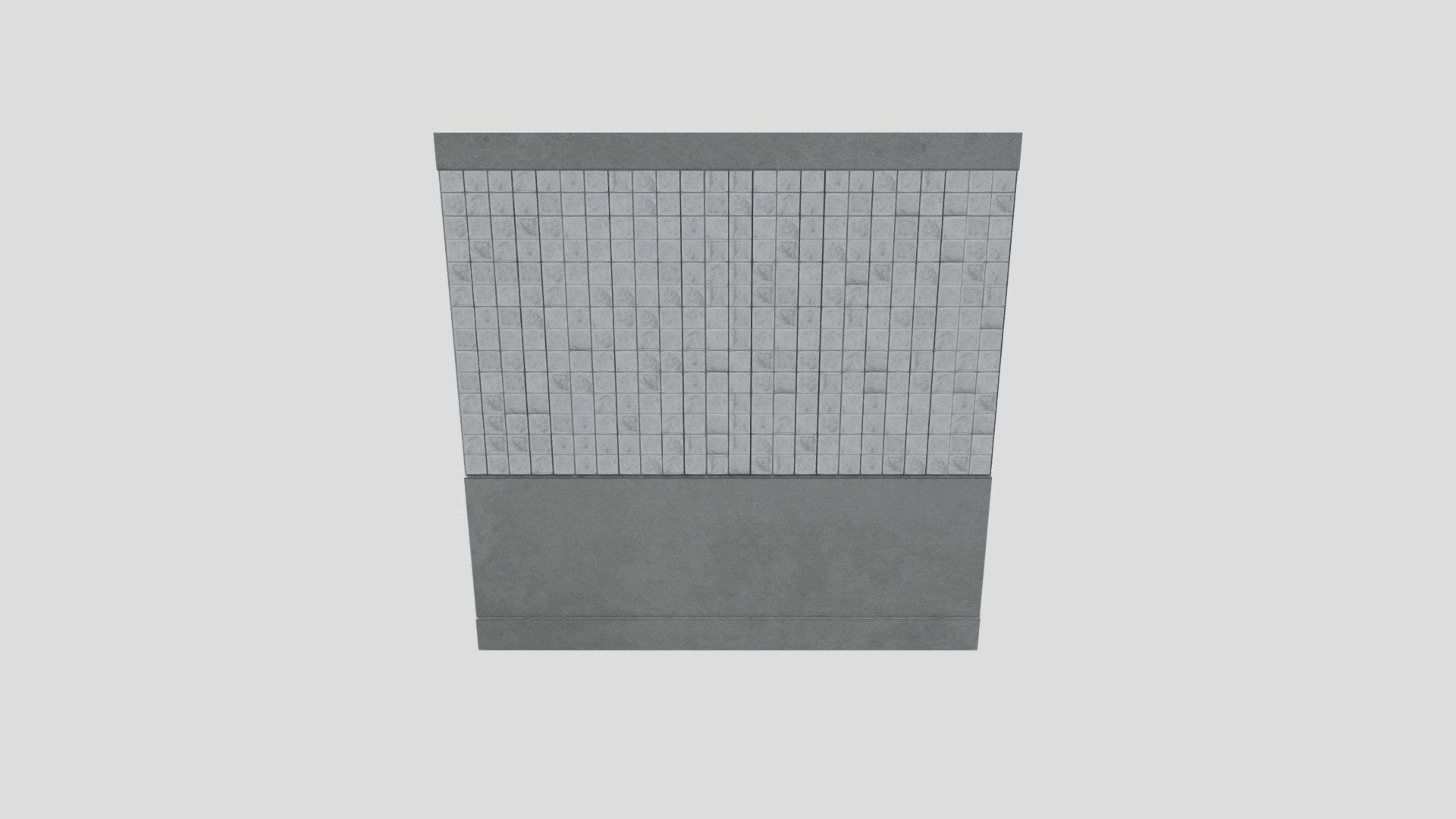 Tiled Wall - 3D model by Epiefke [de3dab0] - Sketchfab