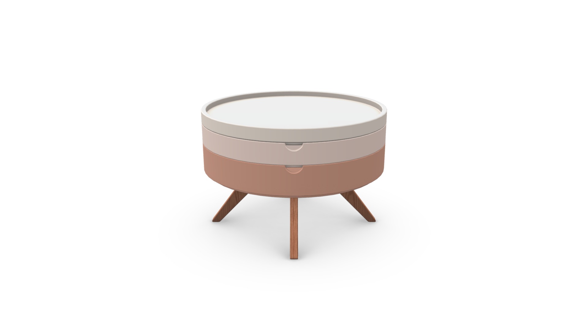 Cairn Coffee Table, Tonal Pink - Download Free 3D model by MADE.COM ...
