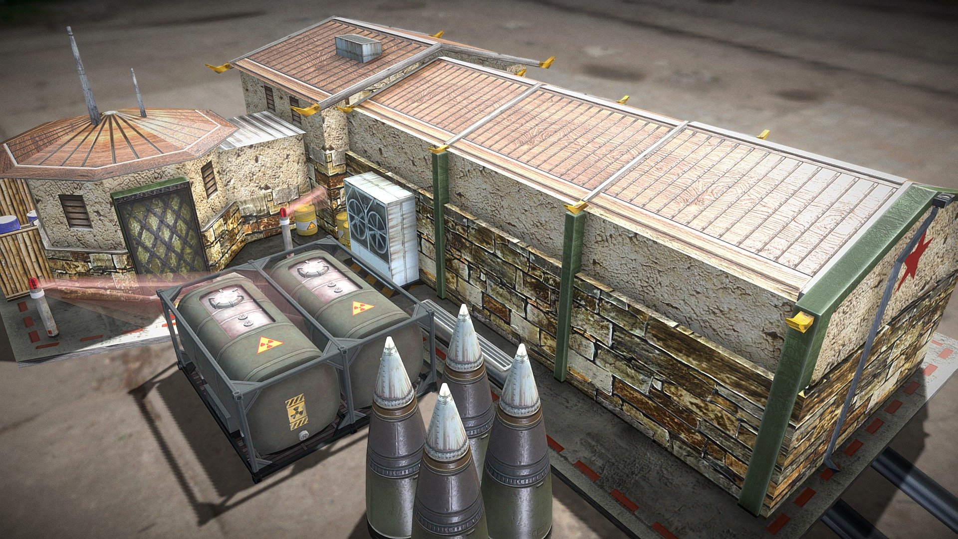 China Nuclear Missile Launcher - 3D model by Detroyt [de3e2de] - Sketchfab