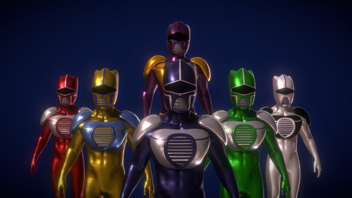 Power_rangers 3D models - Sketchfab