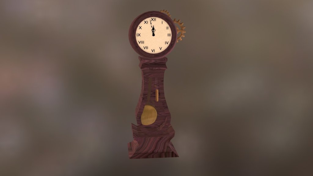 Renaissance-Punk Grandfather Clock - 3D model by Ducky (@ducky3D ...