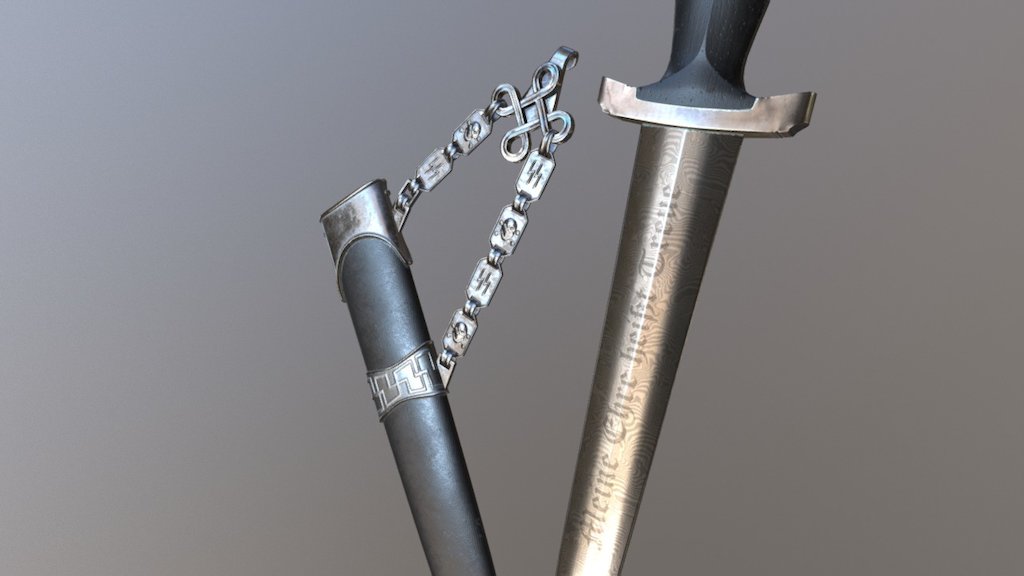 SS-Honor Dagger (SS-Ehrendolch) - 3D model by Collin Moulton ...
