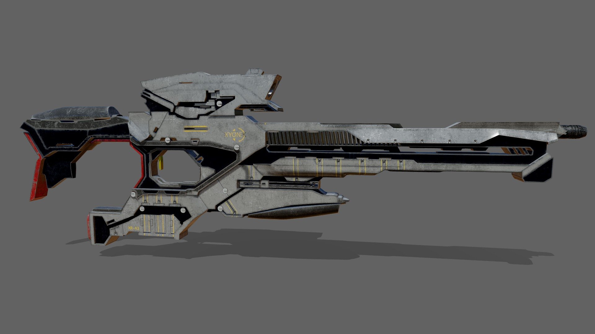 Sci-Fi_Gun - Download Free 3D model by Abhiraj_Pratap_Singh ...