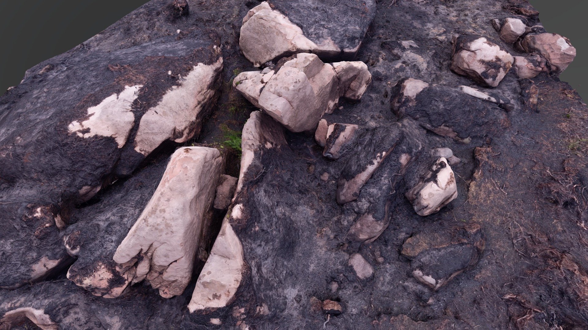 Peak District: Peat Rocks - 3D model by 9of9 [de476bc] - Sketchfab