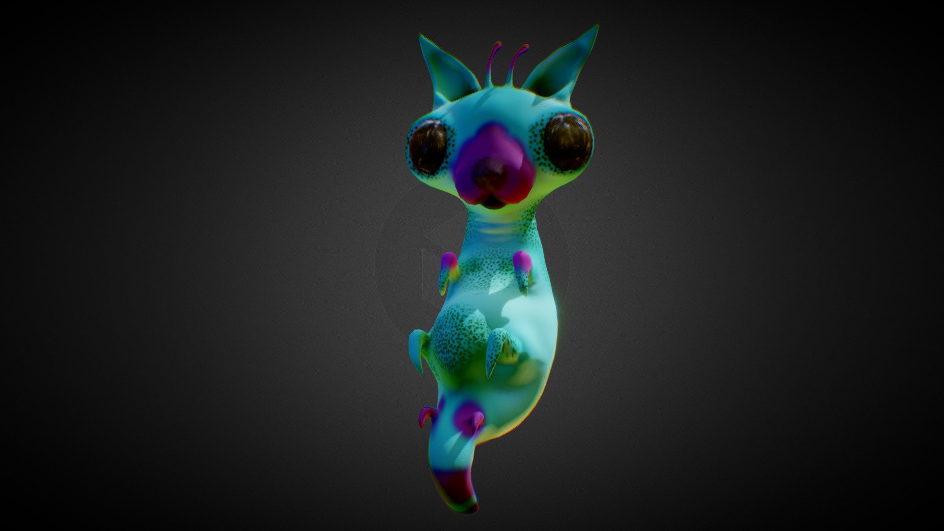 Aliencat Pet - 3D model by MAXDESIGN-3D (@MAXDESIGN) [de489fd] - Sketchfab