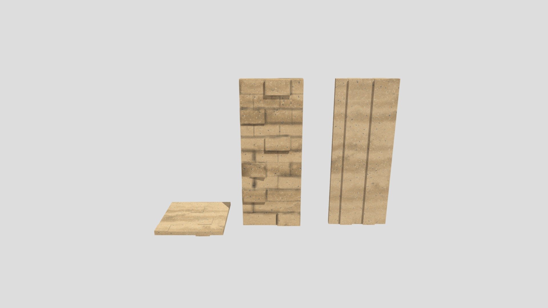 Maze Assets textured - 3D model by K-Student [de49220] - Sketchfab