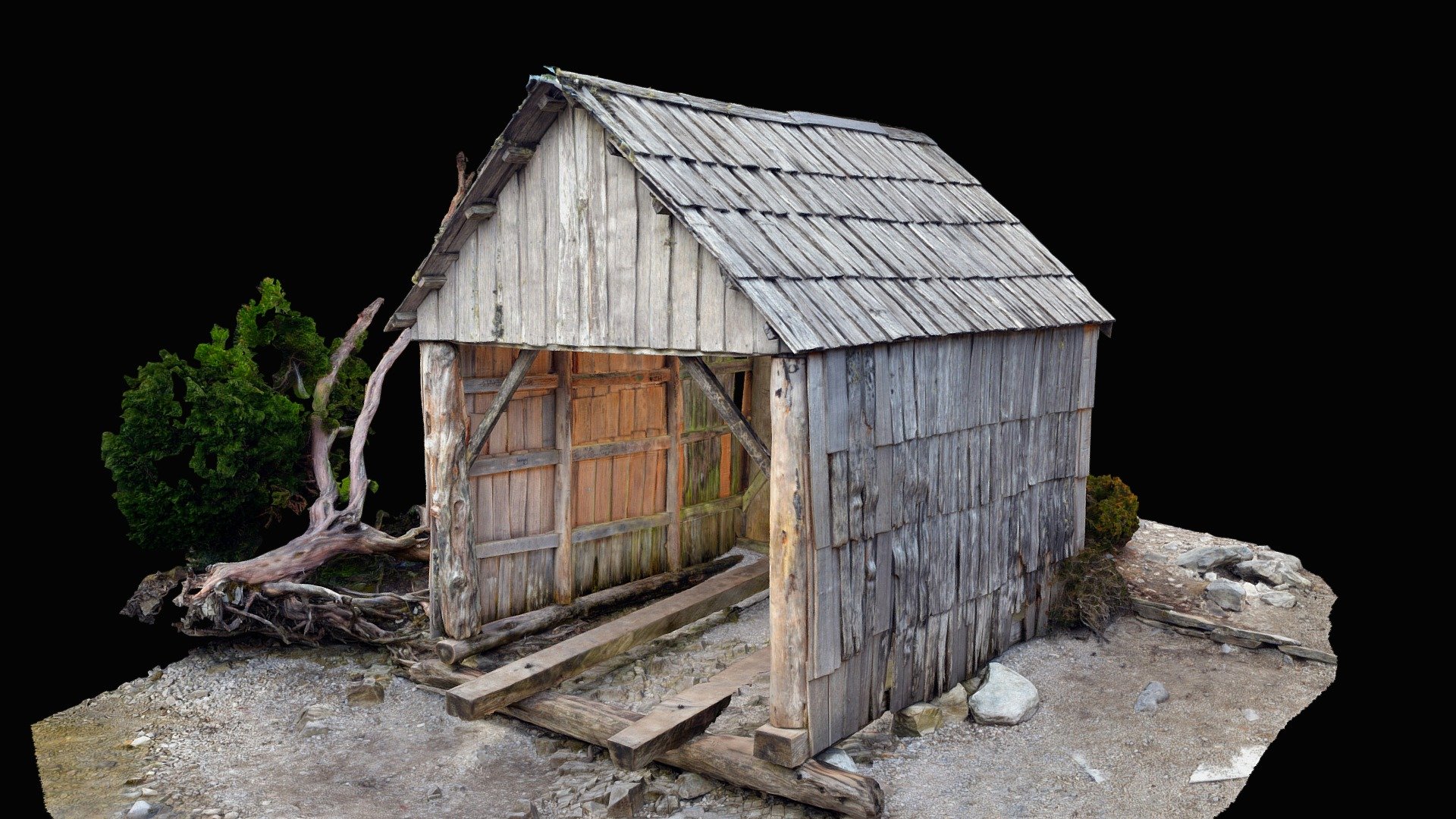 Crater Lake Boat Shed - 3D model by PeterPWS [de4a55c] - Sketchfab