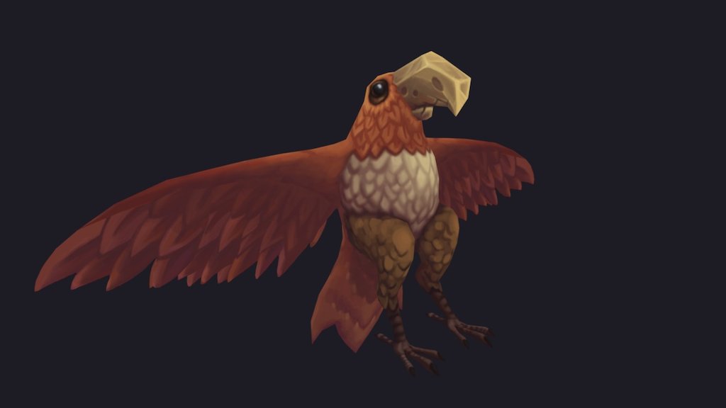 Spooky bird - 3D model by lucak [de4b0cf] - Sketchfab