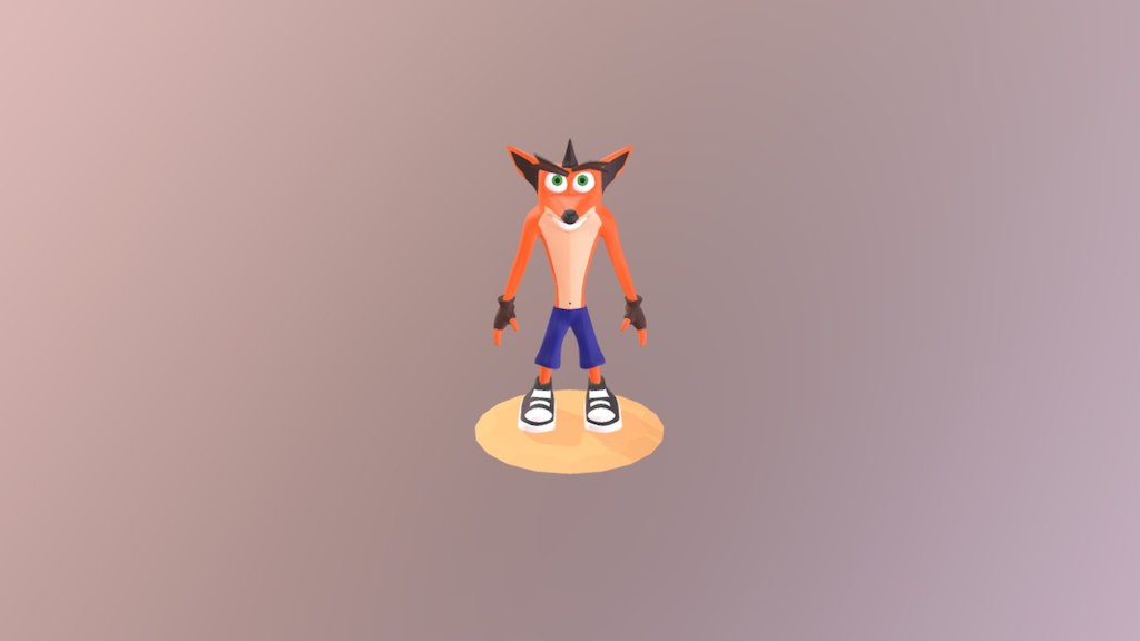 Crash Bandicoot - 3D model by Janz-e [de4b6db] - Sketchfab