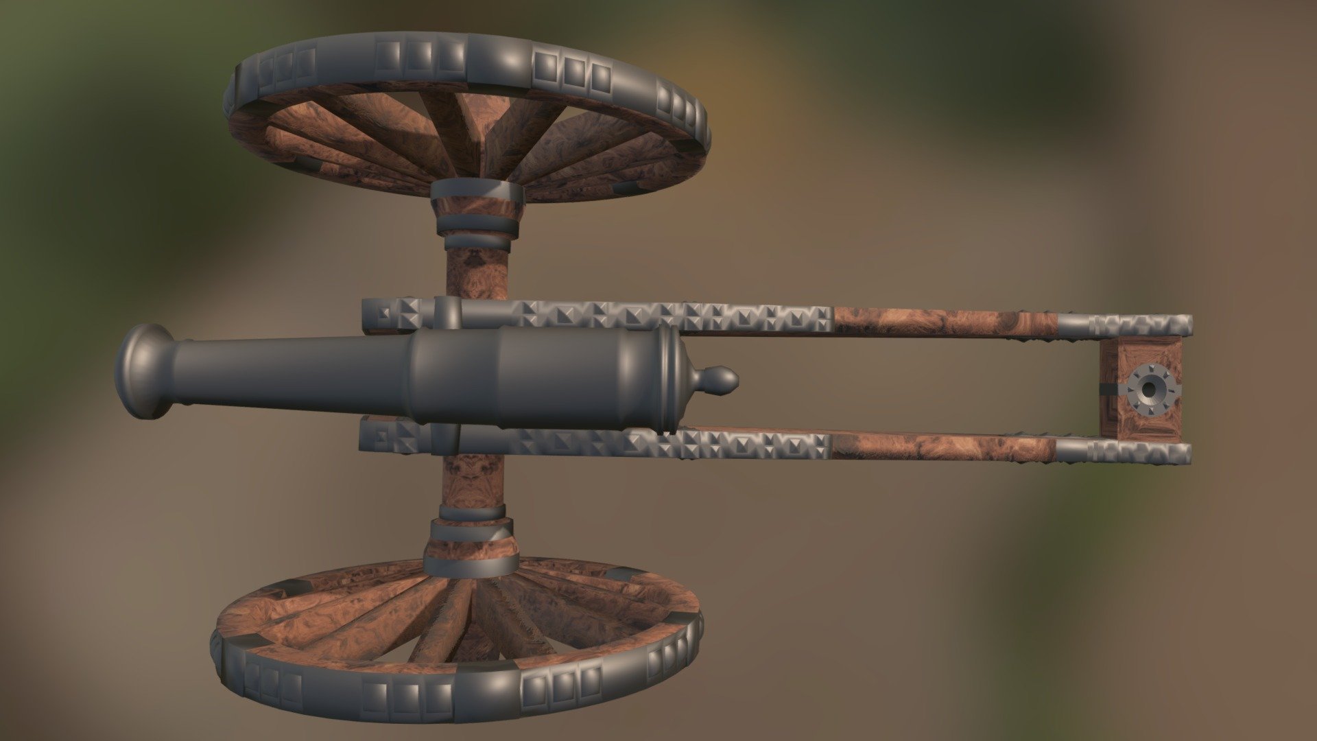 Field Cannon - Download Free 3D model by paweltomasik ...