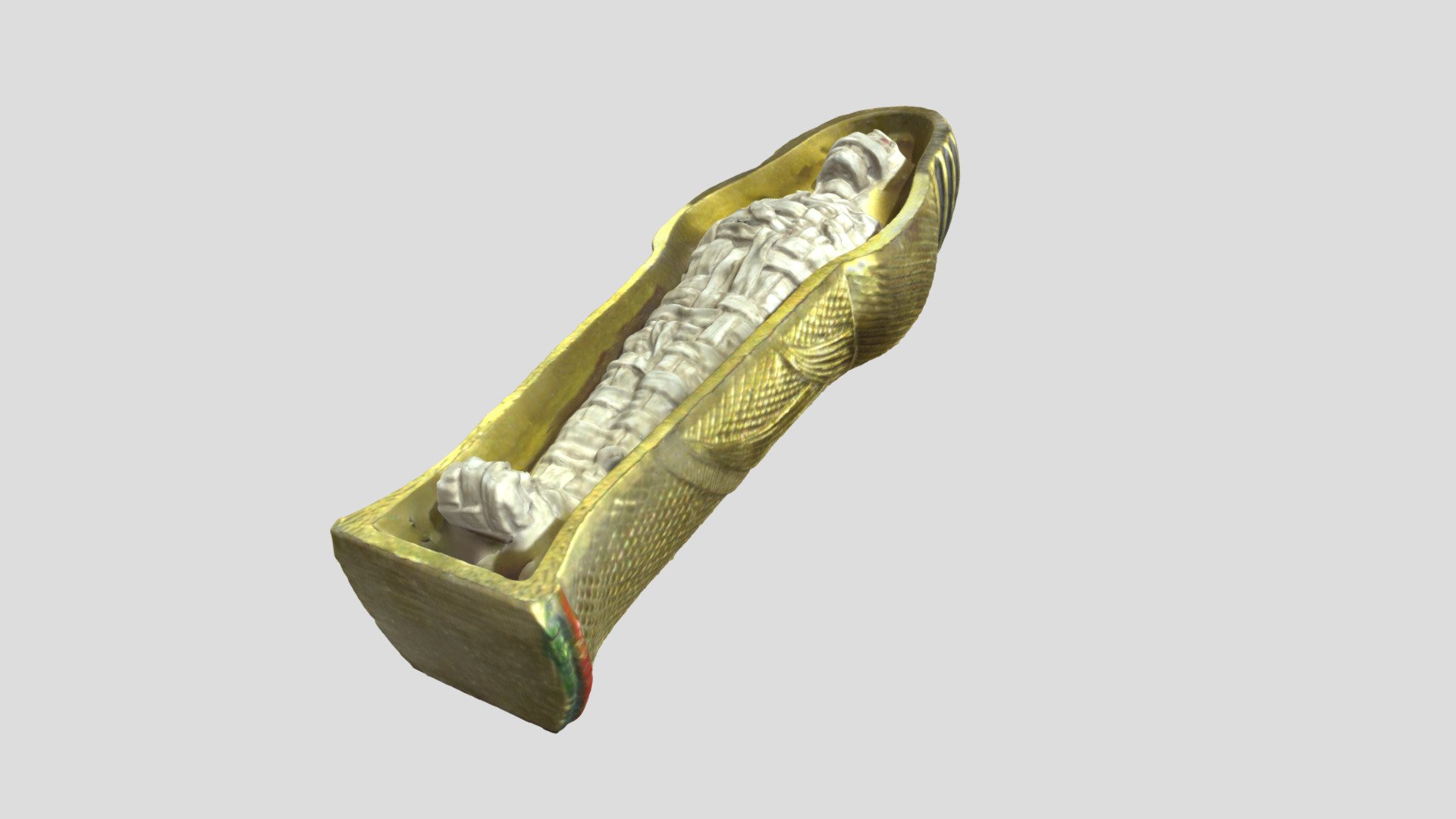 Open sarcophagus - 3D model by Aberdeen City Libraries ...