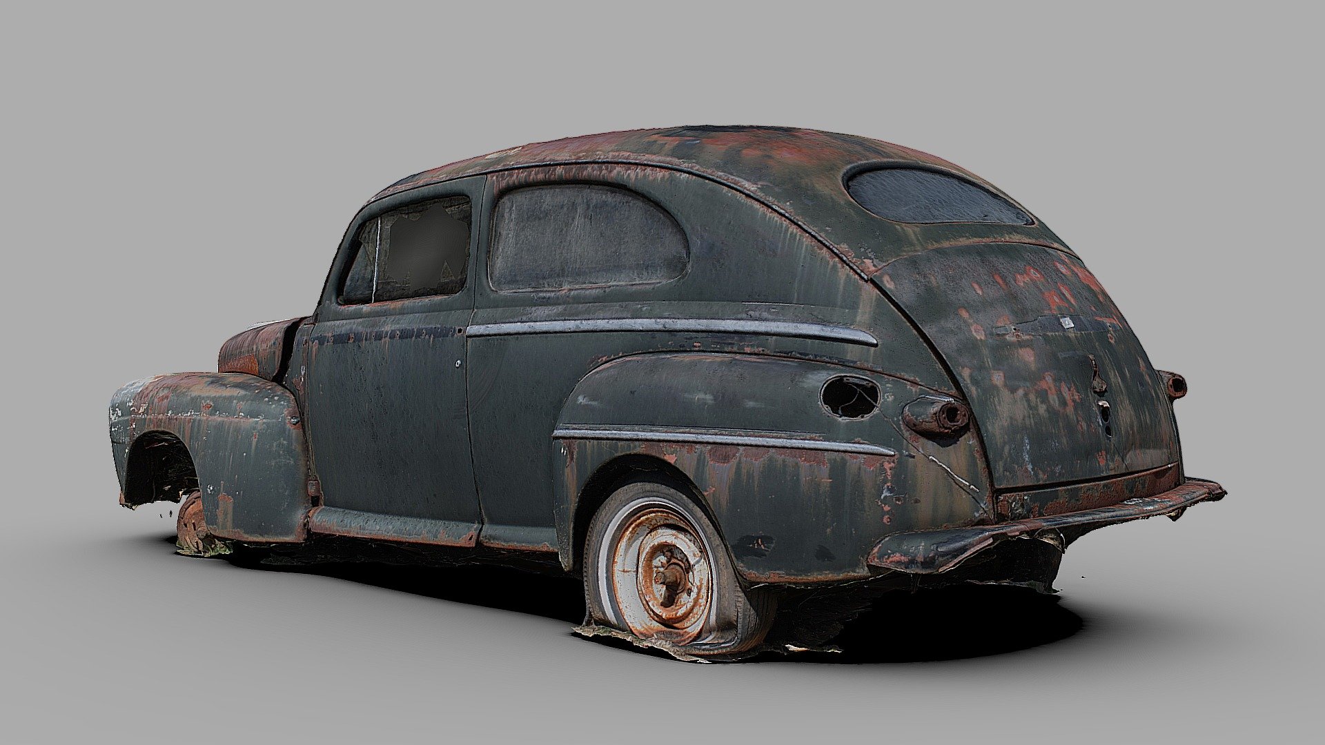 Rusty 40's Car (Raw Scan) - Buy Royalty Free 3D model by Renafox ...