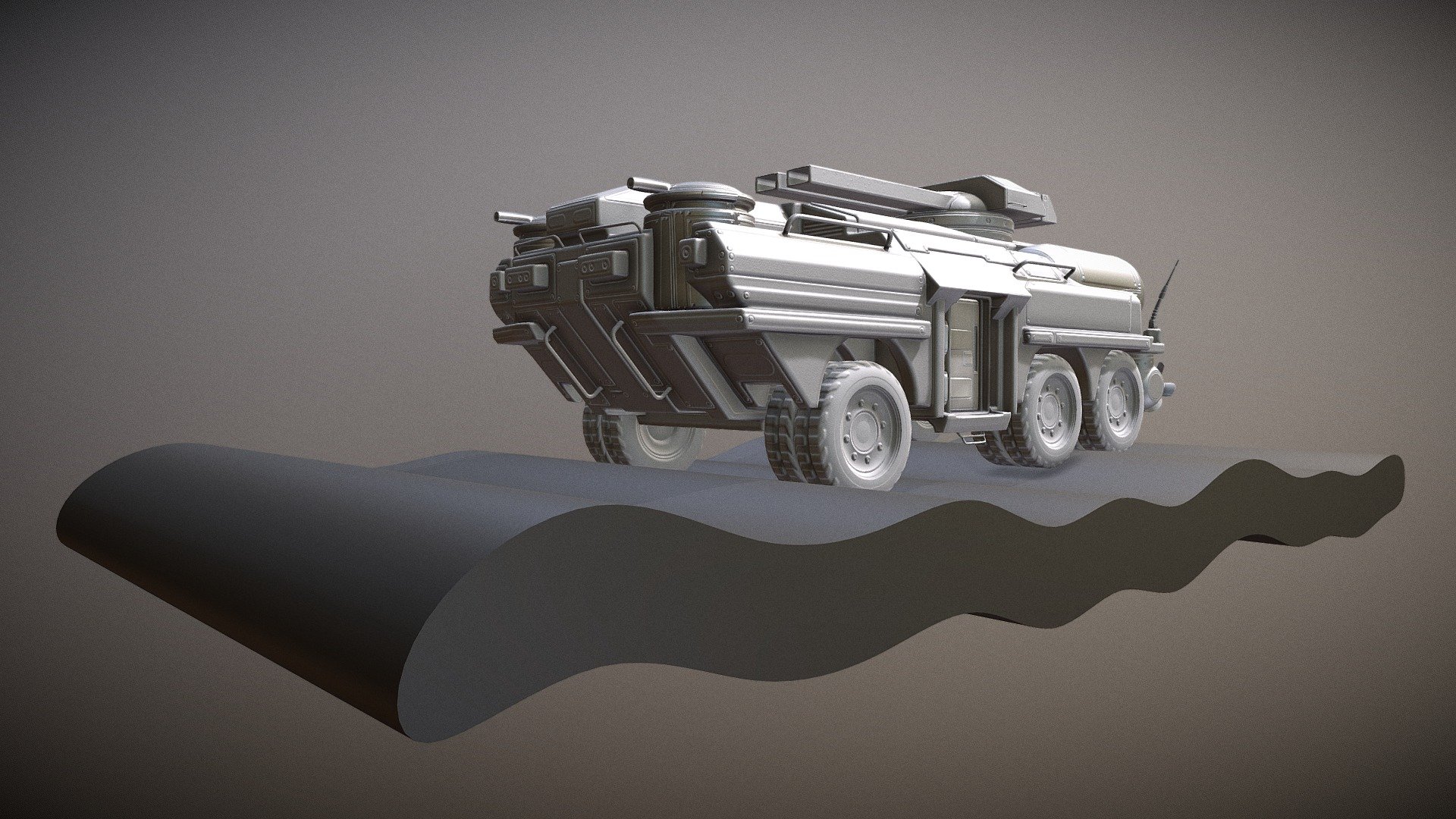 Amphibious Tank Rig-Test 1.05 - 3D model by 3DHaupt (@dennish2010 ...