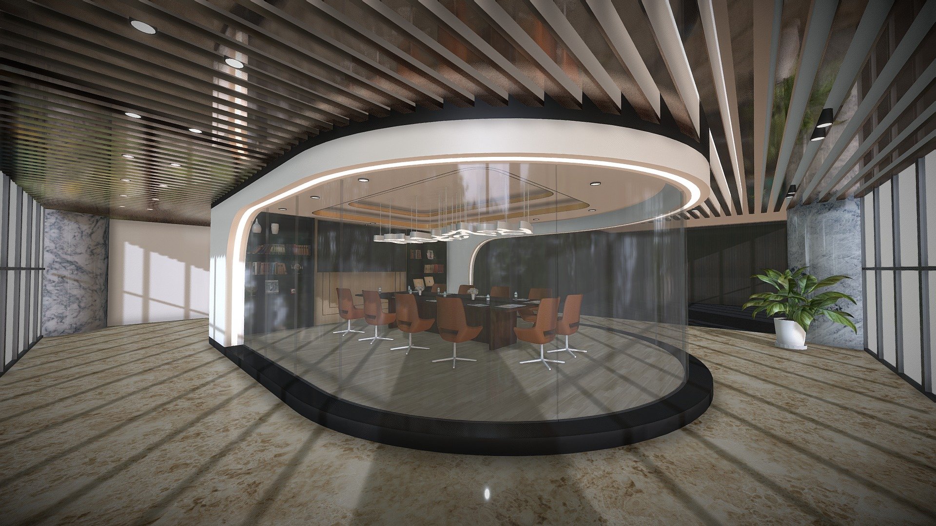 Conference Room - 3D model by belopot [de56a18] - Sketchfab
