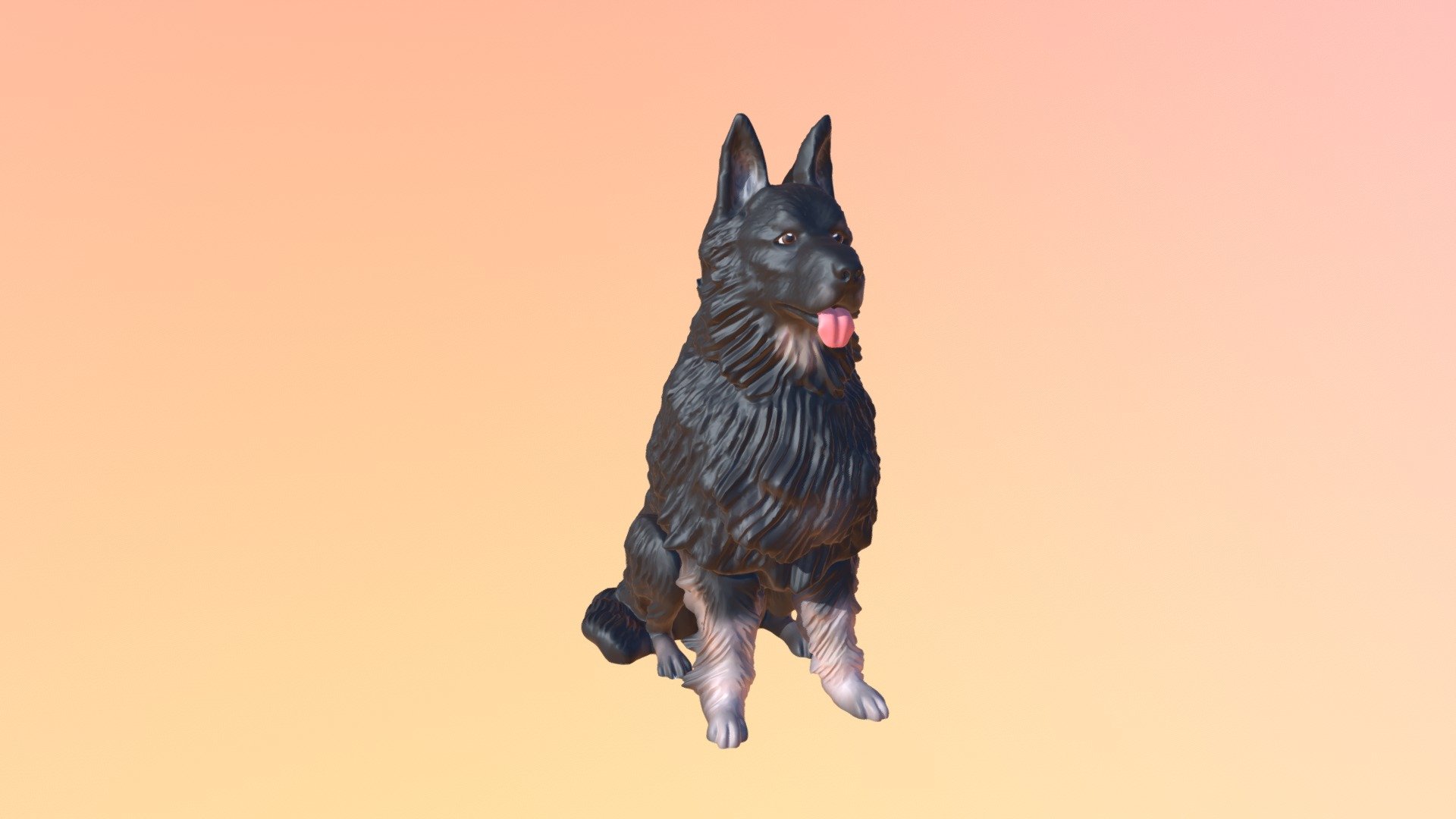 Saxon Preview - 3D model by Arty Lobster - Pet Sculptures Made Simple ...