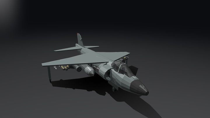 Harrier 3D models - Sketchfab
