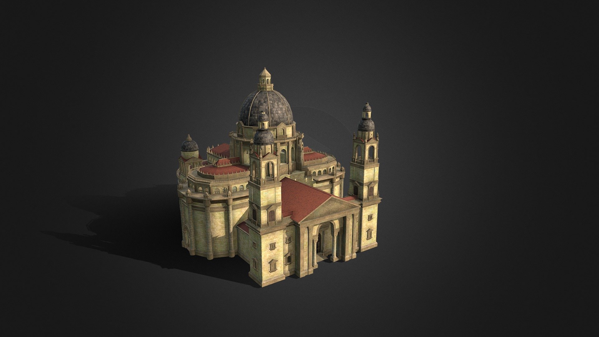 Basilica - 3D model by LukasSI [de58777] - Sketchfab