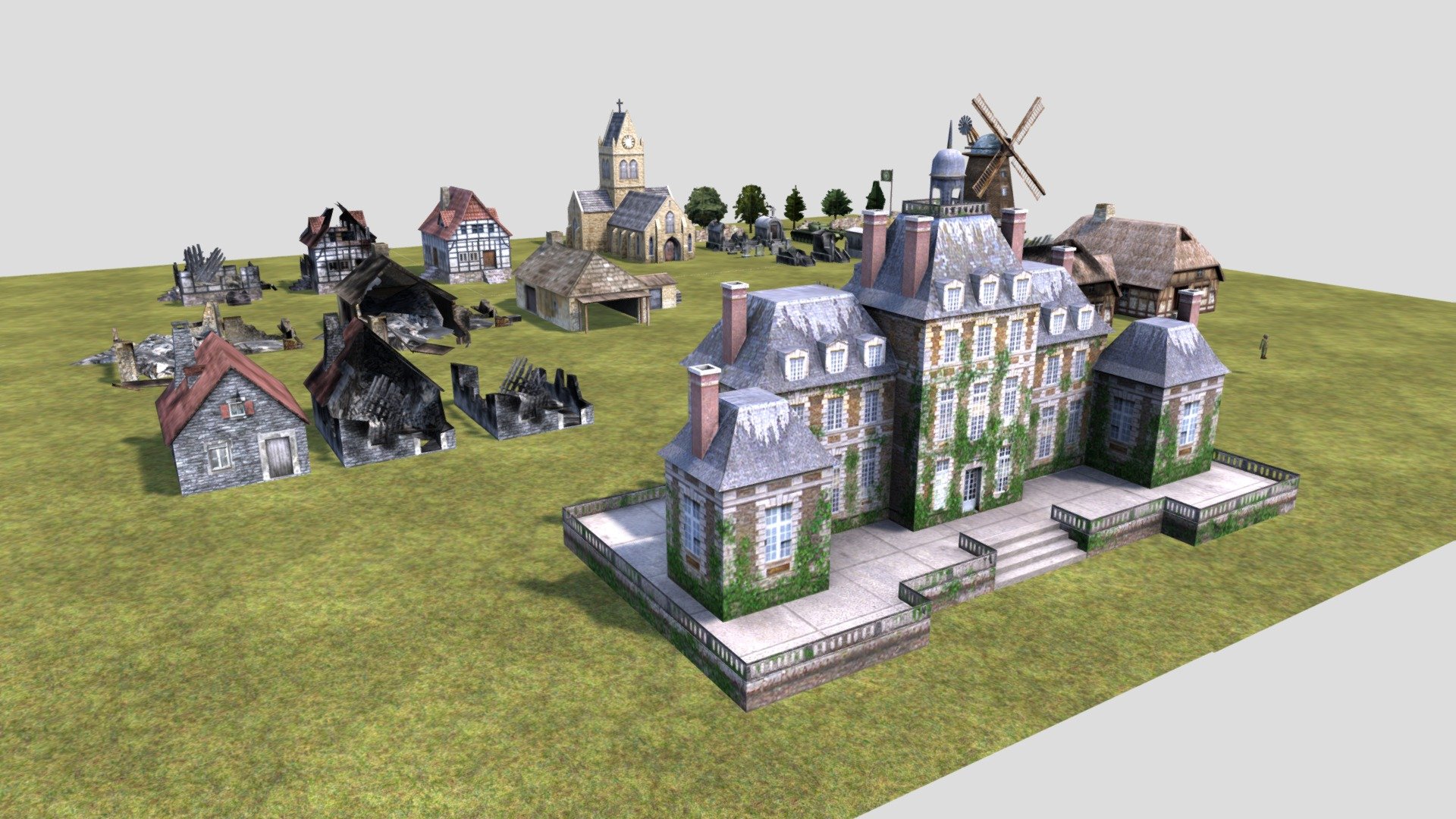 WW2 low poly game assets - Buy Royalty Free 3D model by 3dsifu [de5d85d ...