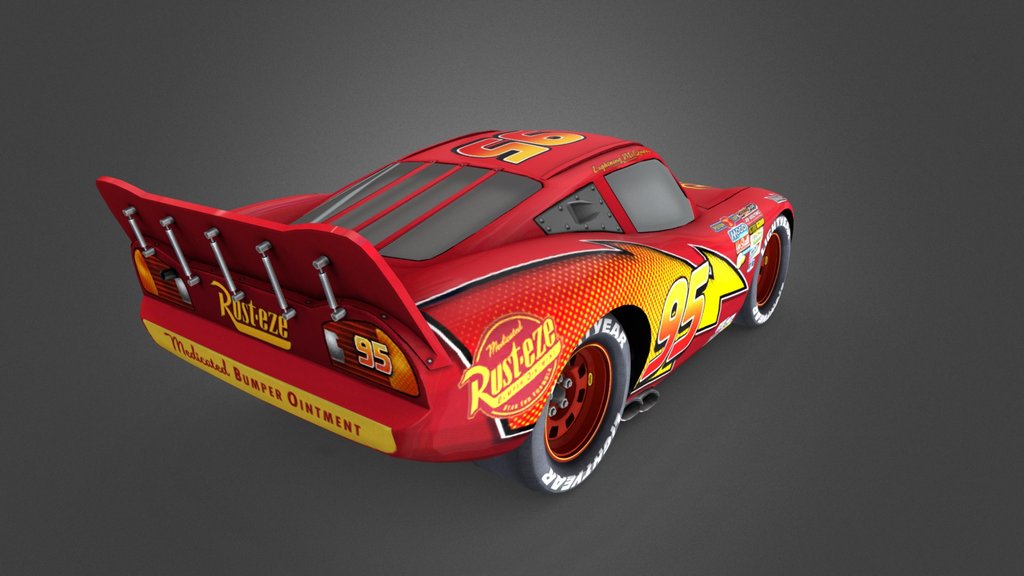 Lightning Mcqueen A 3d Model Collection By Blazinkaiden Sketchfab