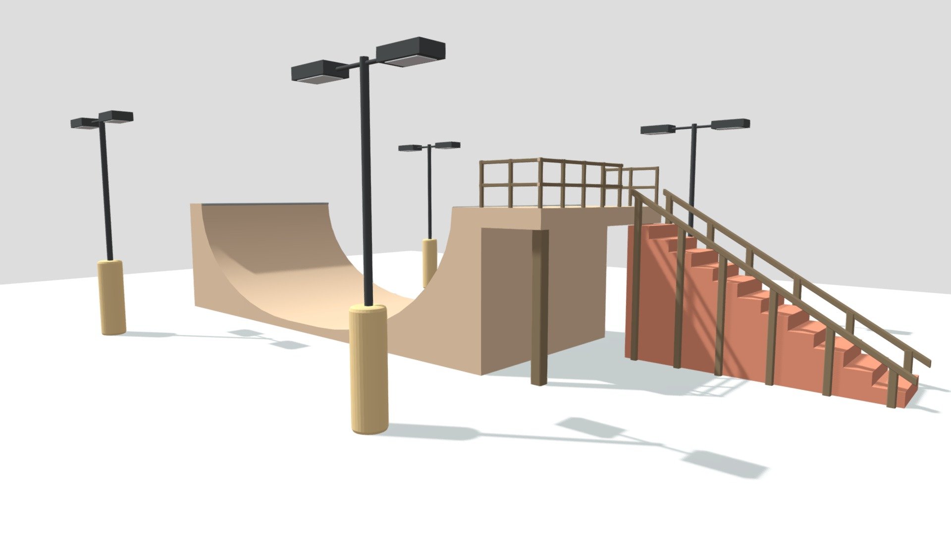 Half Pipe - 3D model by kcfox0971 [de5e491] - Sketchfab