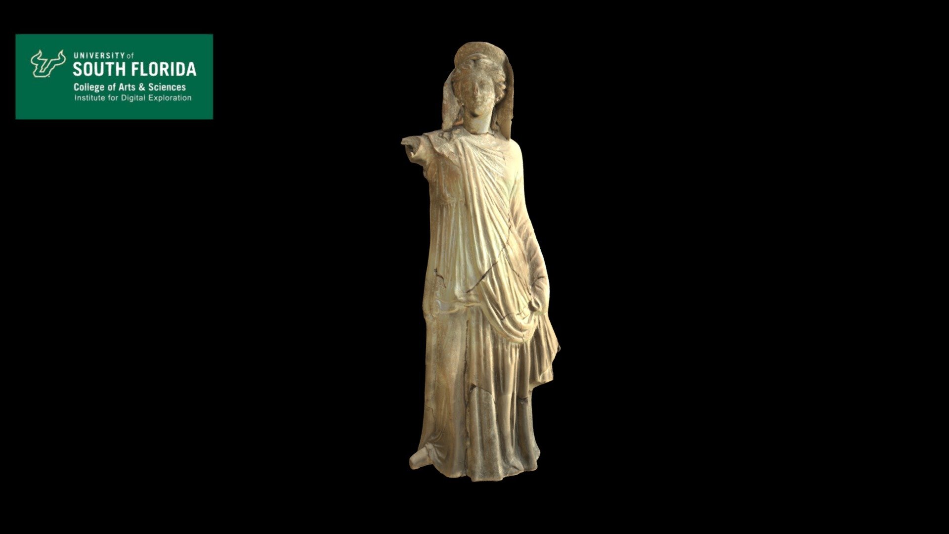 Standing Persephone Statuette - 3D model by USF Institute for Digital ...