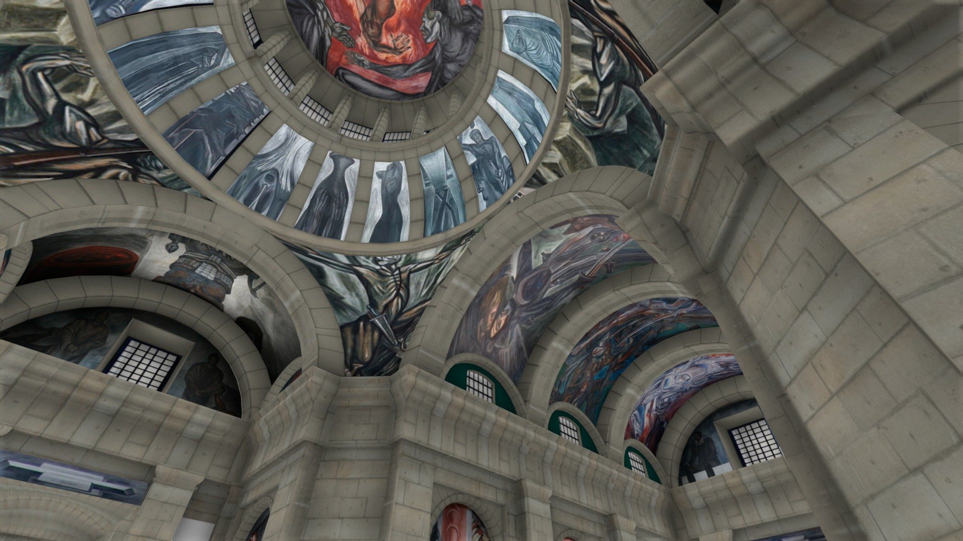 Hospicio Cabañas - Chapel interior - Download Free 3D model by Leo ...