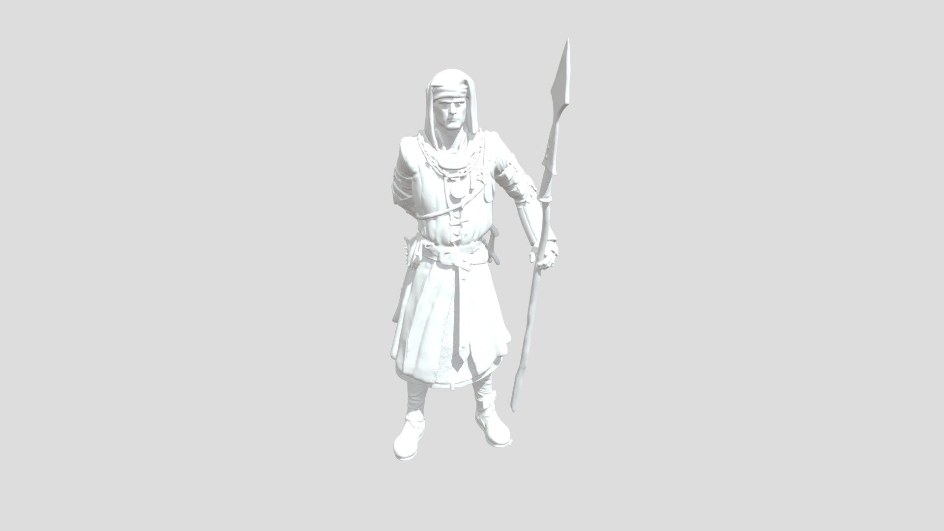 Medieval Warrior Guard - Download Free 3D model by alexfglopes [de61211 ...