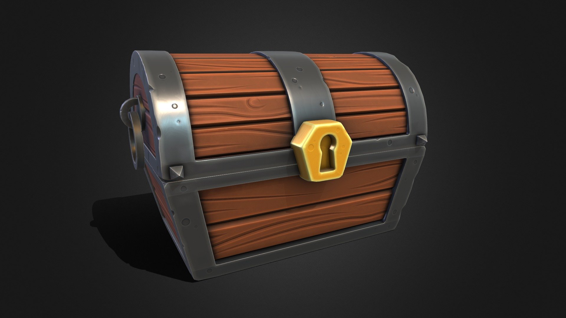 Stylized Wooden Chest - 3D model by Fraser Gray (@FraserG) [de61c67 ...